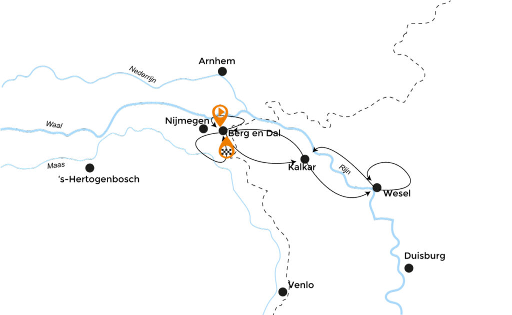 De Rijn; grens van de beschaving 5- of 7 daagse fietsreis - Bijzondere ...